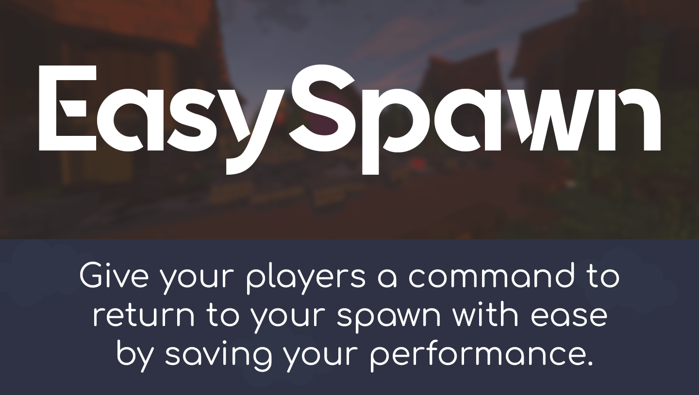 EasySpawn - A simple but efficient spawn | SpigotMC - High Performance ...