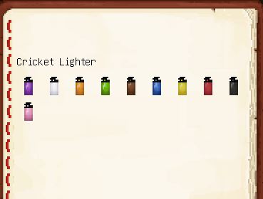 [Items] Cricket Lighters (10 colours) - for ItemsAdder | SpigotMC ...