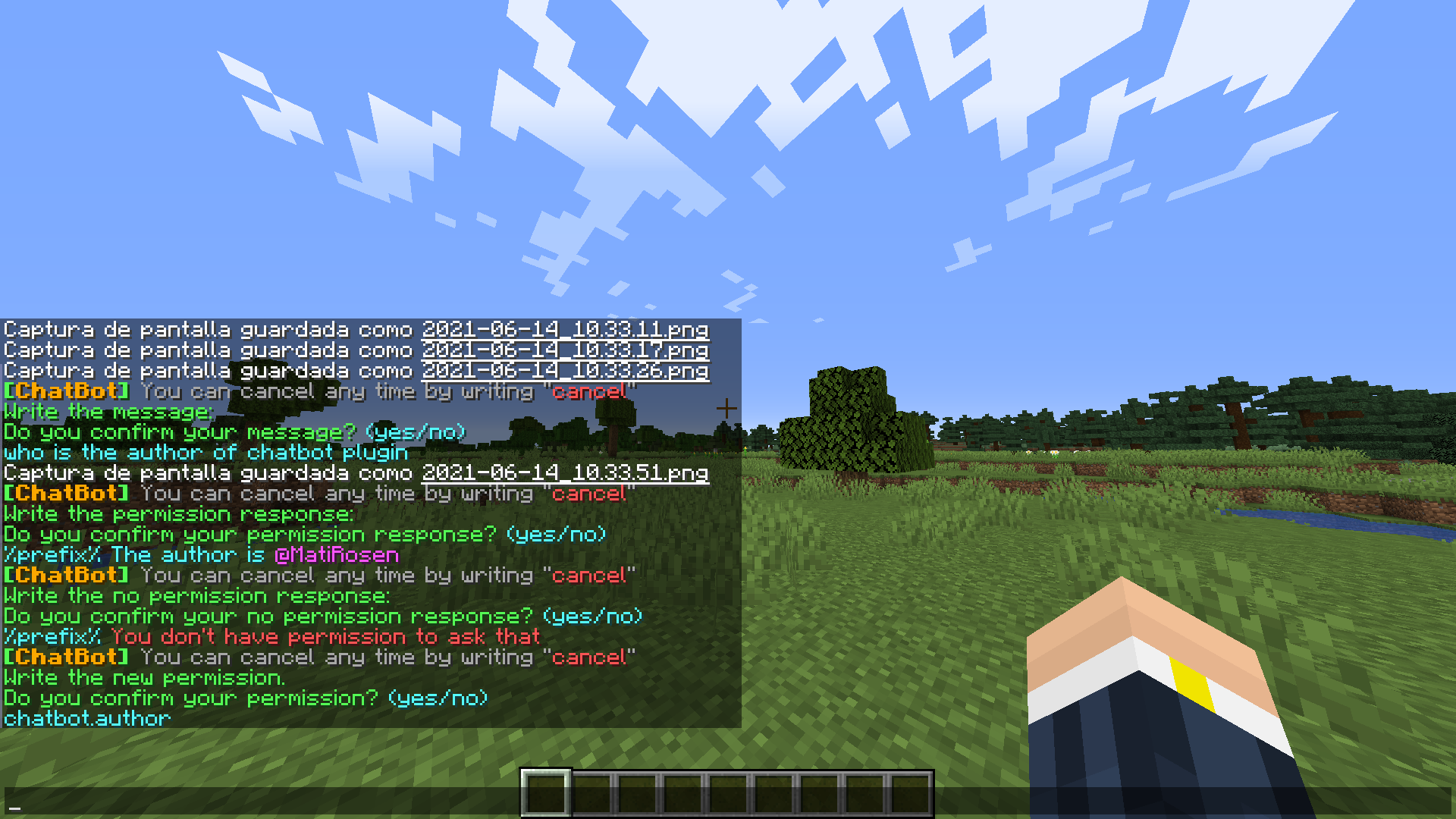 ChatBot [In game configurable!] | SpigotMC - High Performance Minecraft ...