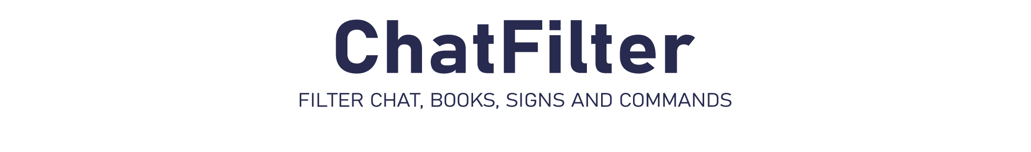 ChatFilter - Chat, Signs, Books and Anvils | SpigotMC - High ...