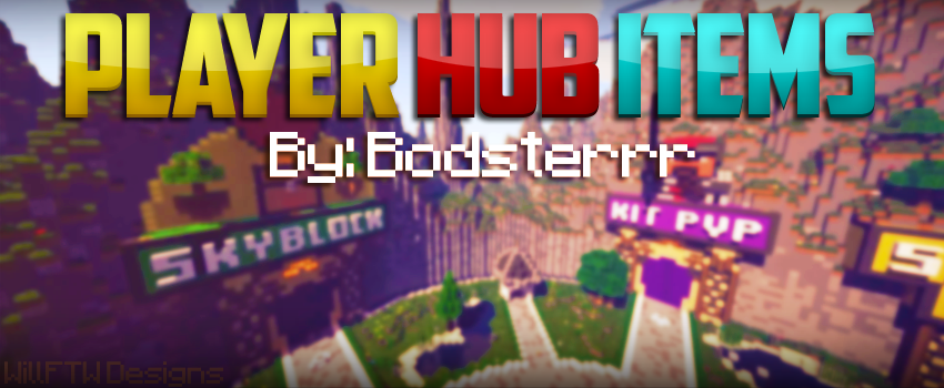Player Hub Items [1.8] [Re-Written] | SpigotMC - High Performance ...