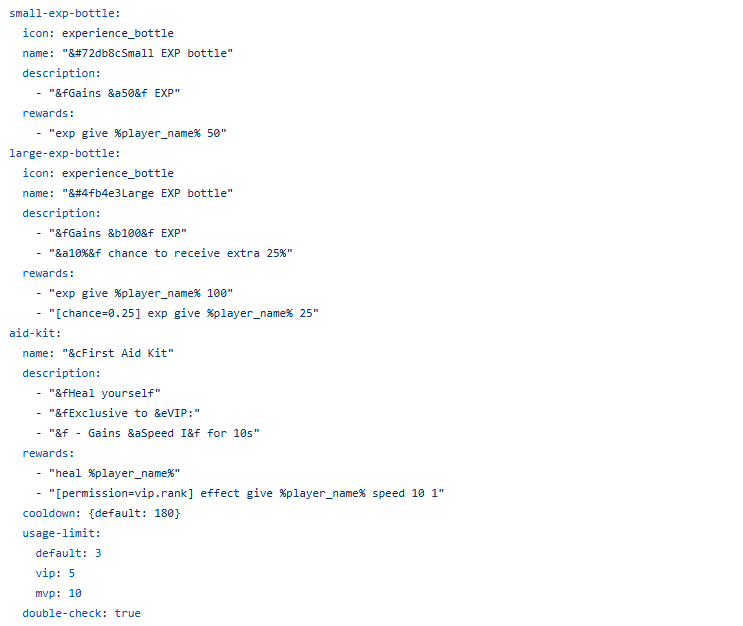 Vouchers | SpigotMC - High Performance Minecraft Community