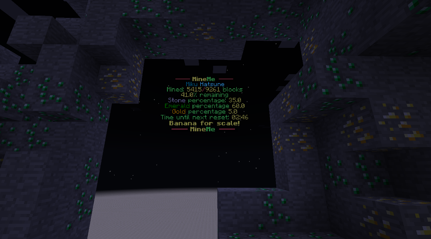 MineMe | SpigotMC - High Performance Minecraft Software