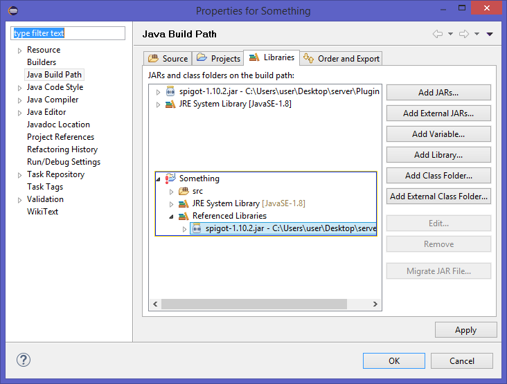 Solved - not solved org.bukkit; Importing JavaPlugin problem | SpigotMC - High Performance ...