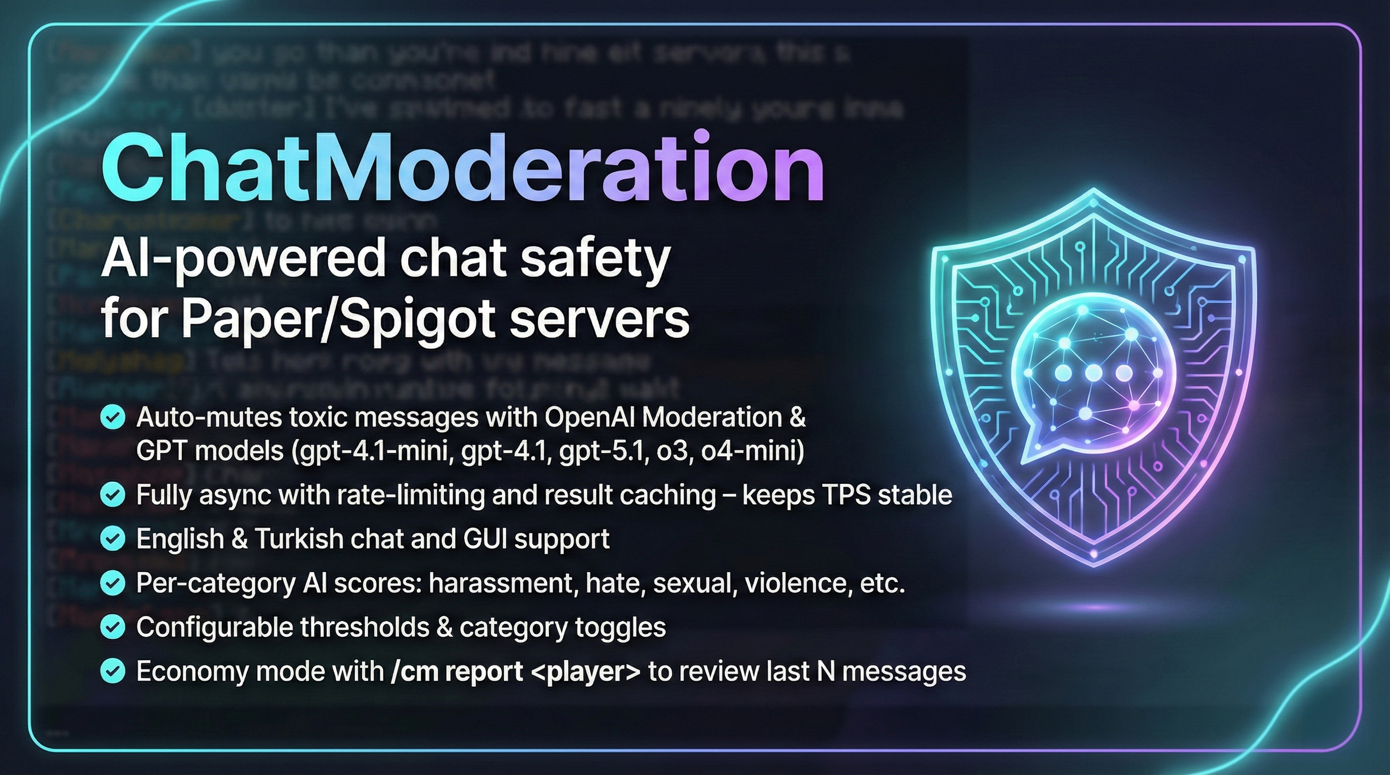 ChatModeration - Advanced AI powered chat moderation! [1.20-1.21 ...