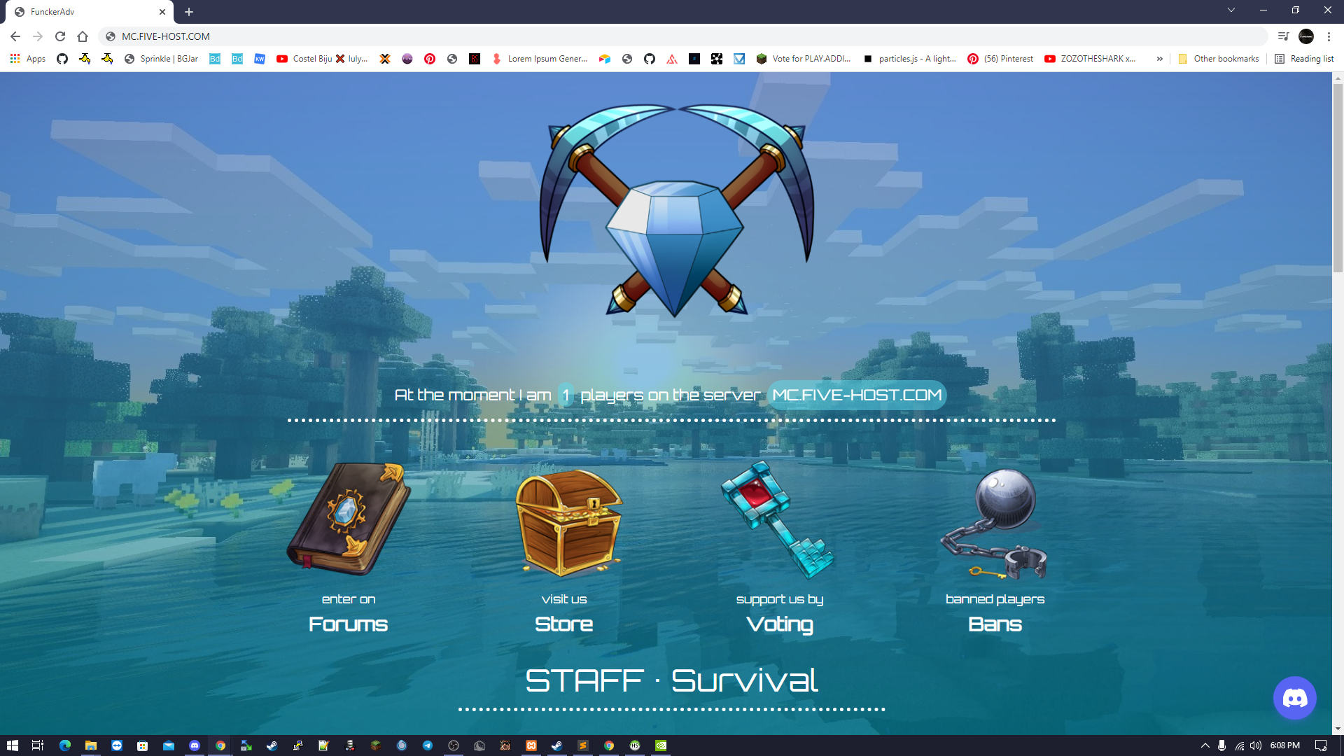 Minecraft template | SpigotMC - High Performance Minecraft Community