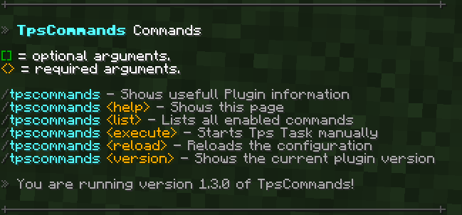 TpsCommands | SpigotMC - High Performance Minecraft Community