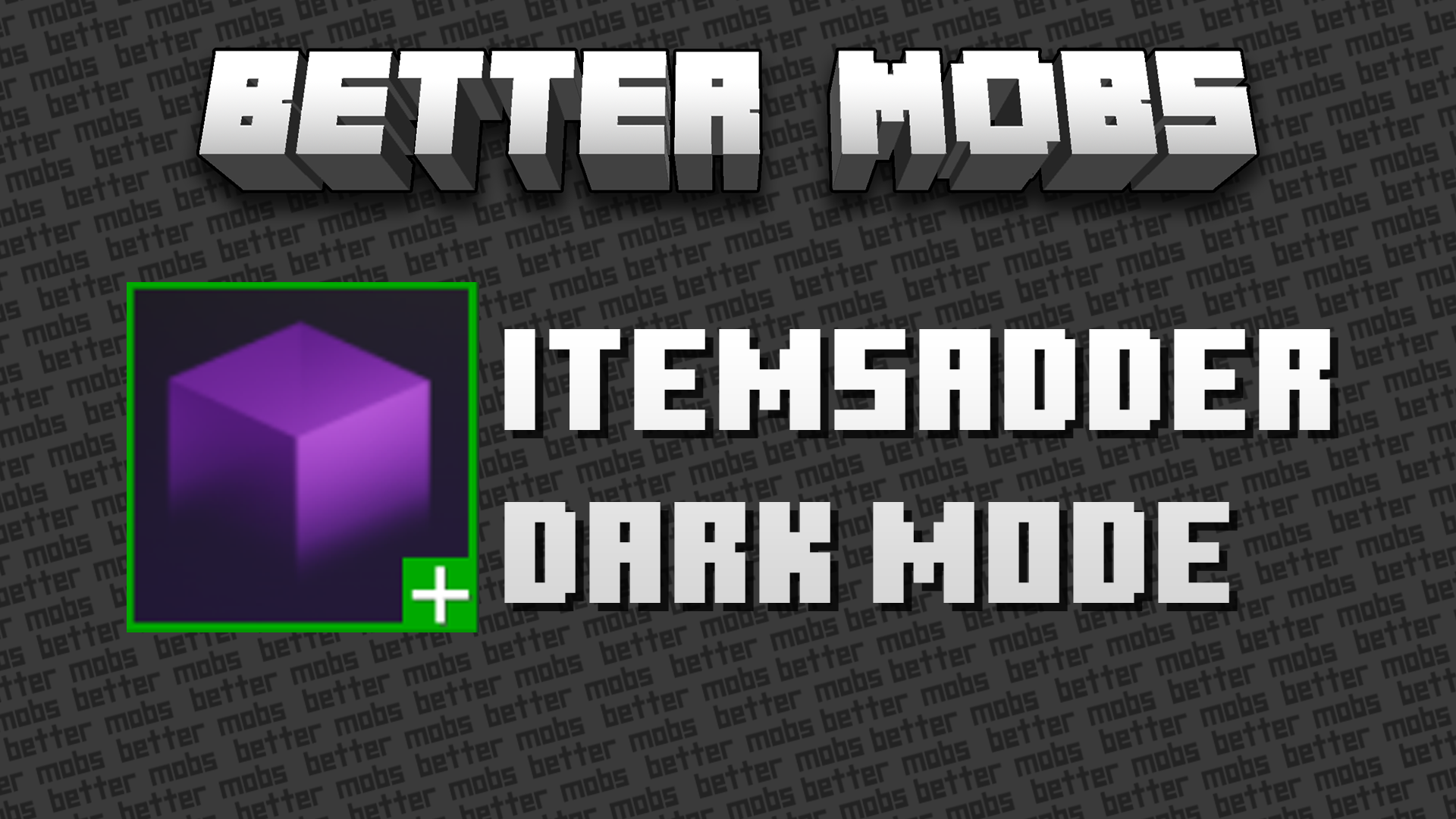 Dark Mode for ItemsAdder | SpigotMC - High Performance Minecraft Community