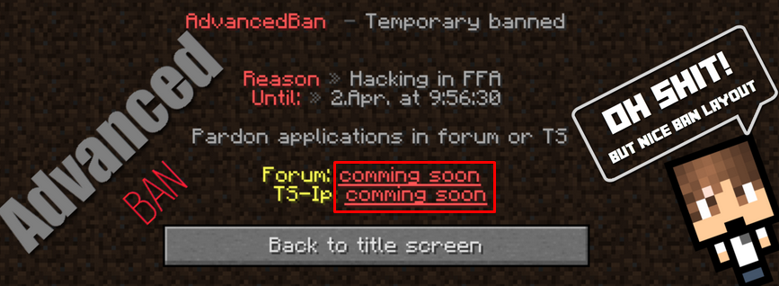 Bungee - Spigot - AdvancedBan | SpigotMC - High Performance Minecraft Software