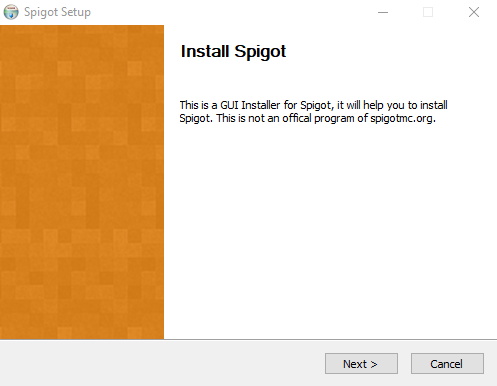 Graphical Spigot Installer for Windows | SpigotMC - High Performance ...