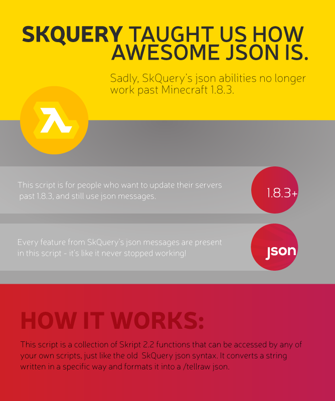 [Abandoned] json.sk | SpigotMC - High Performance Minecraft Software